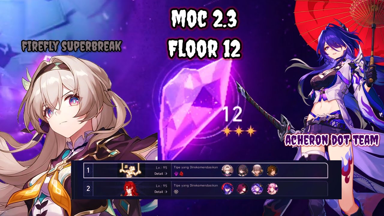 Moc 2.3 floor 12 f2p, acheron E0S1 & firefly superbreak - YouTube