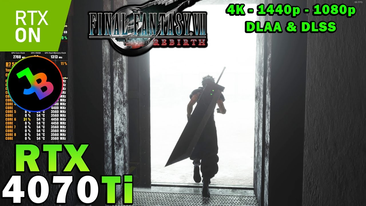 Final Fantasy 7 Rebirth | RTX 4070 Ti | R7 5800X3D | 4K - 1440p - 1080p ...