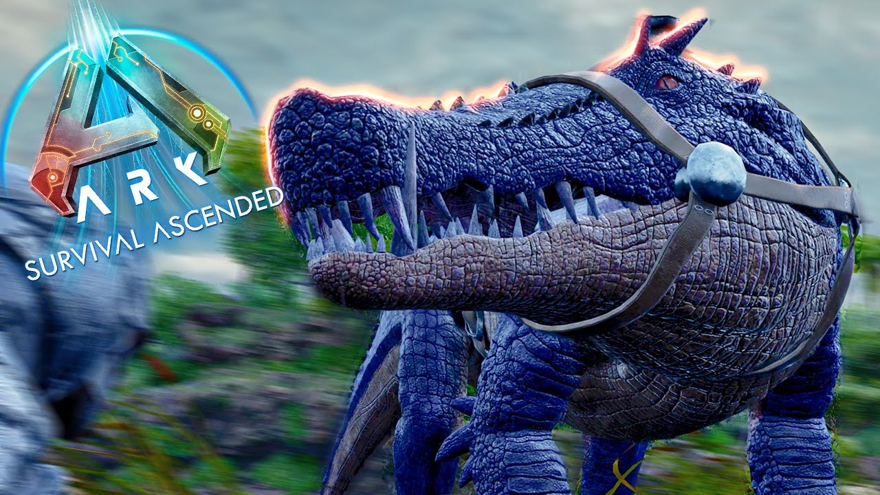 ARK ASCENDED #10 - Fui CAÇADO por um CROCODILO JAVALI! - YouTube