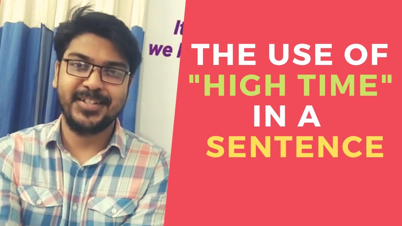 It is high time we...? - YouTube