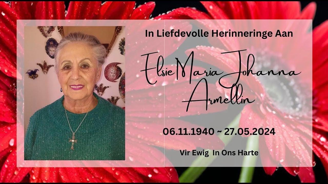 A Photo Memorial of Elsie Maria Johanna Armellin - YouTube