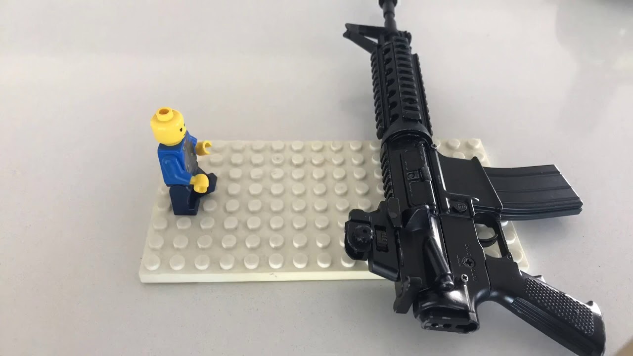 LEGO gunfight - YouTube