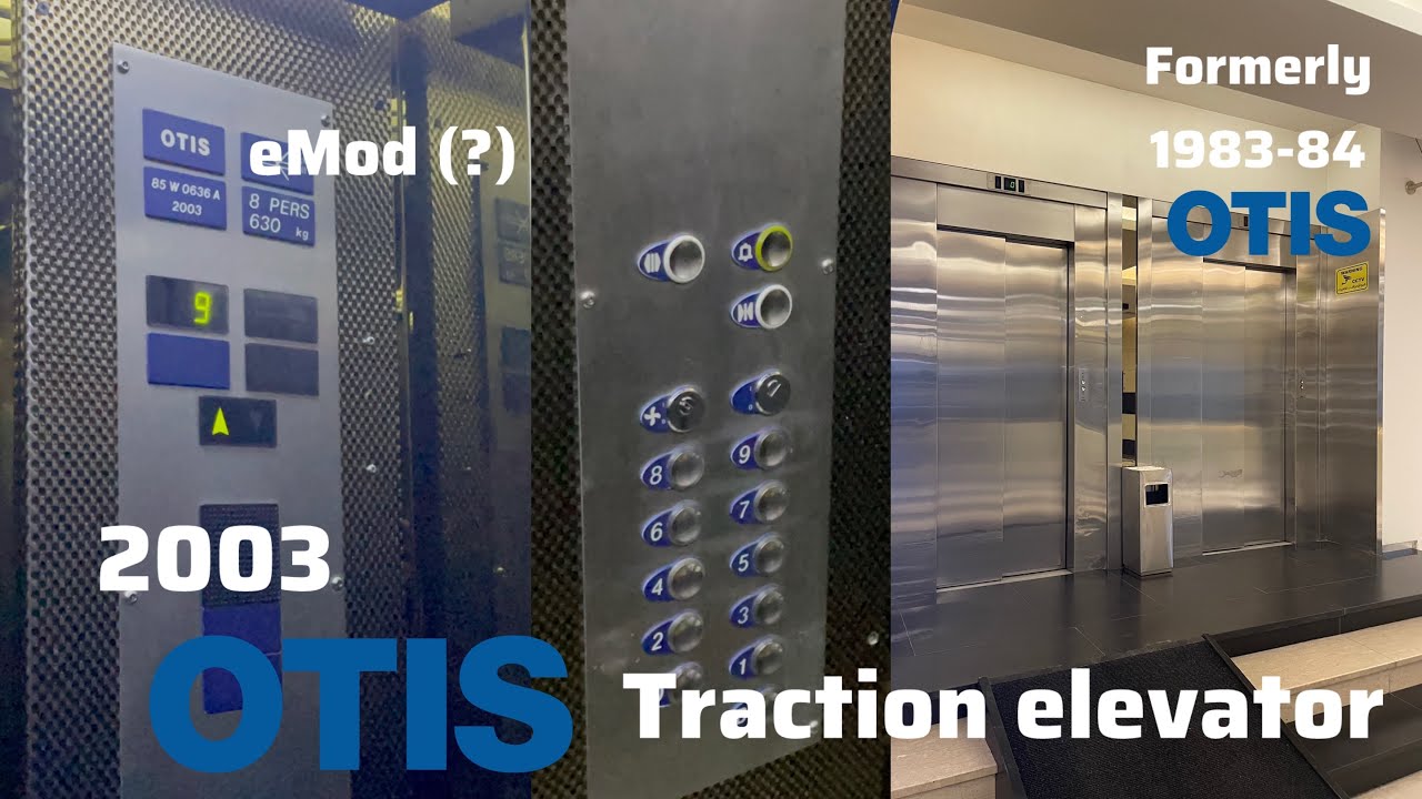 Vintage OTIS (Mod) Traction Lifts | Kuwait Continental Hotel, Bneid Al ...
