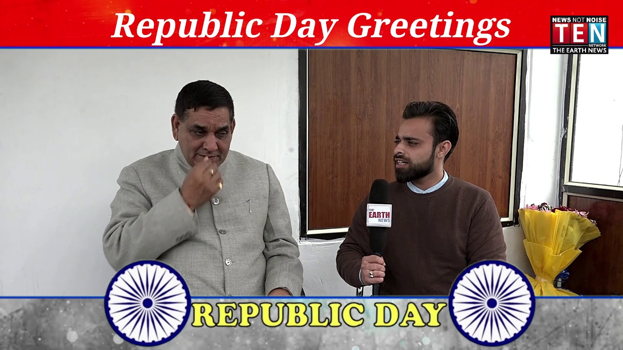 Republic Day Greetings from Chander Mohan Gupta, Mayor JMC - YouTube