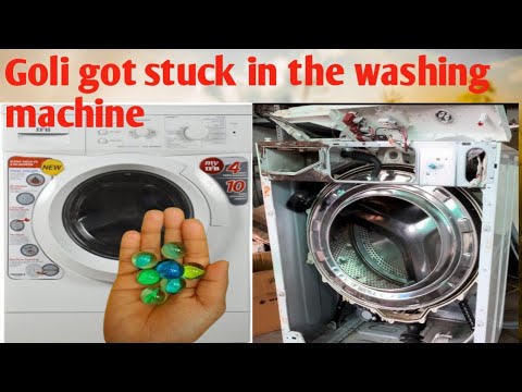 Goli got stuck in the washing machine #service ifb washing machine ...