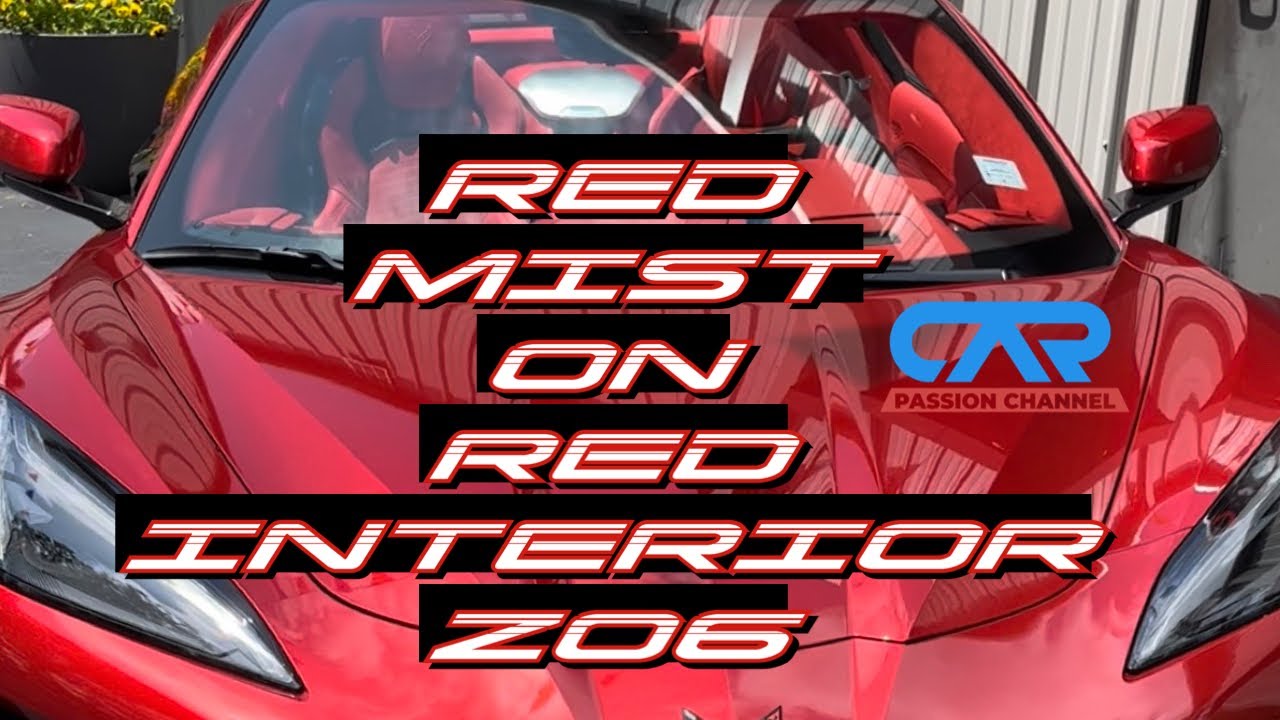 2022 Corvette Z06 / Red Mist Metallic Tintcoat / Adrenaline Red ...
