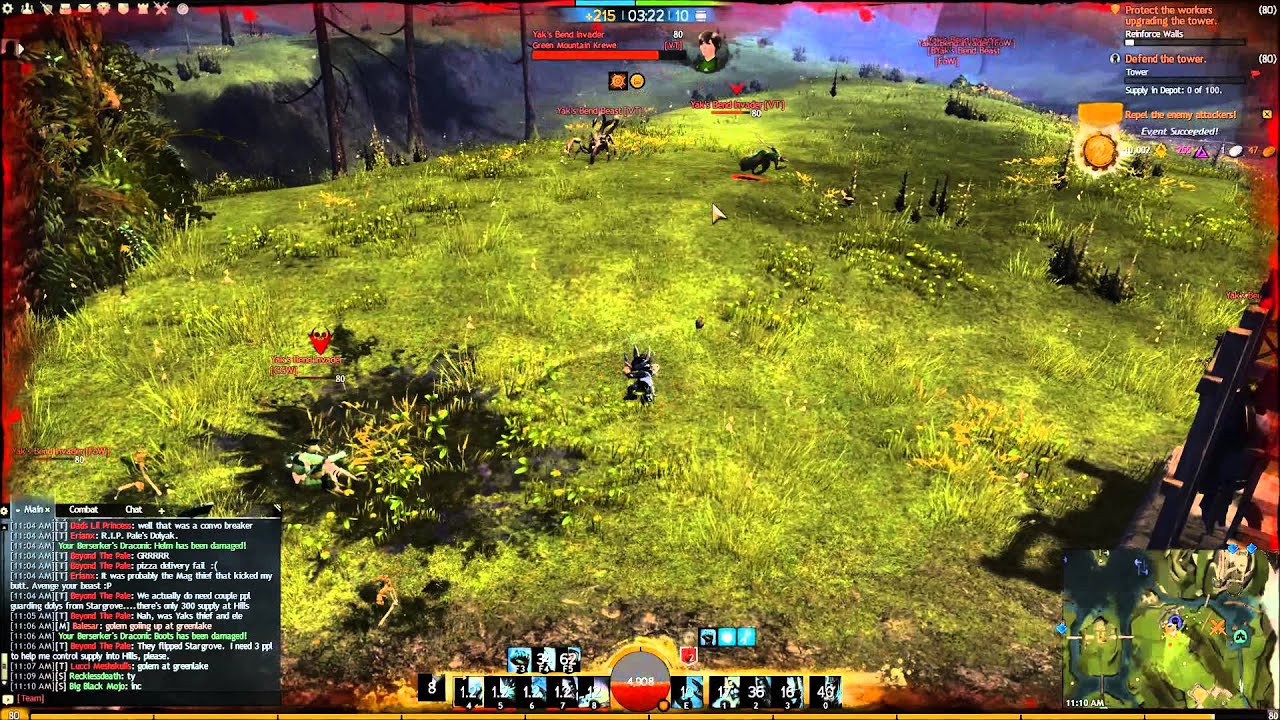 GW2 Guardian WvW DPS- Keep/Tower Defense - YouTube