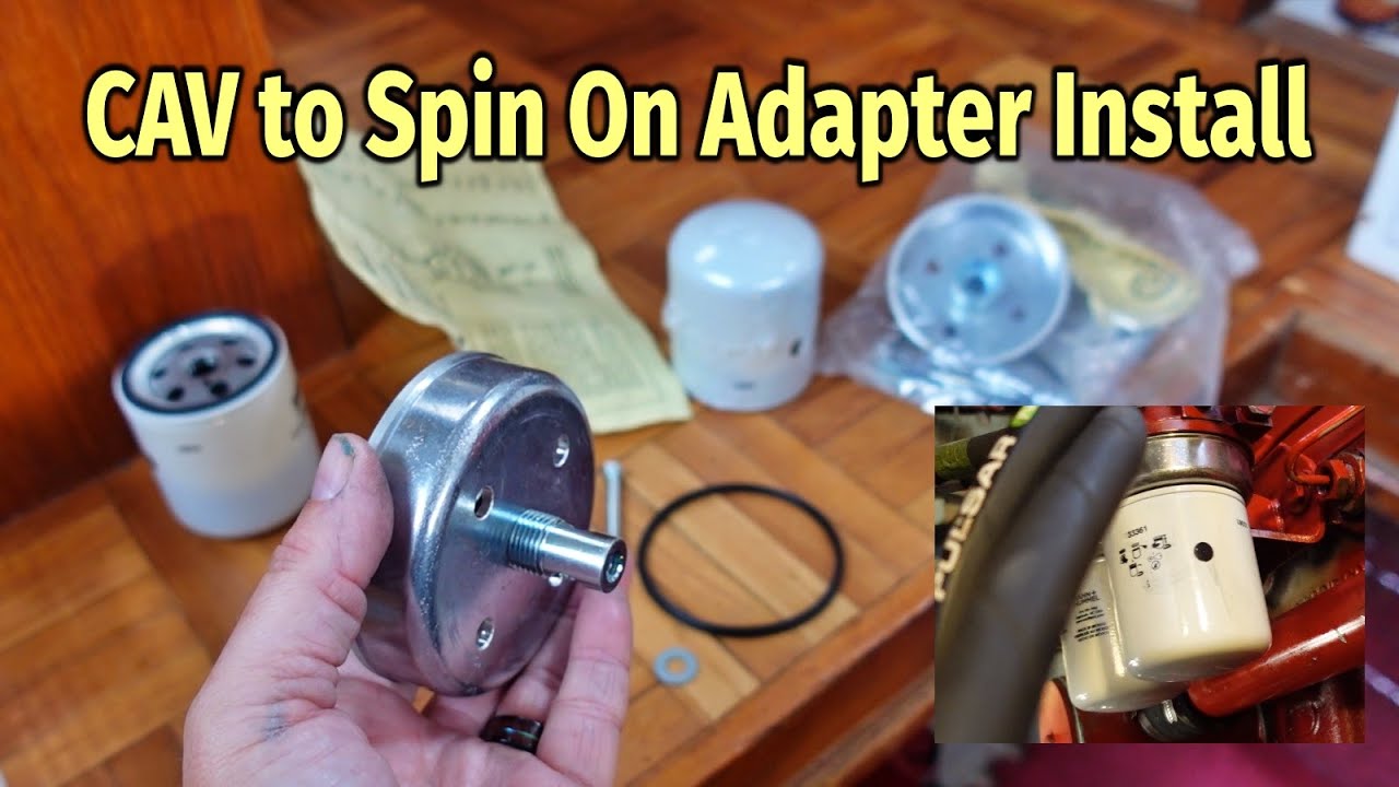 DP1000 Adapter Install - CAV to Spin On Fuel Filter - Ford Lehman 120HP ...