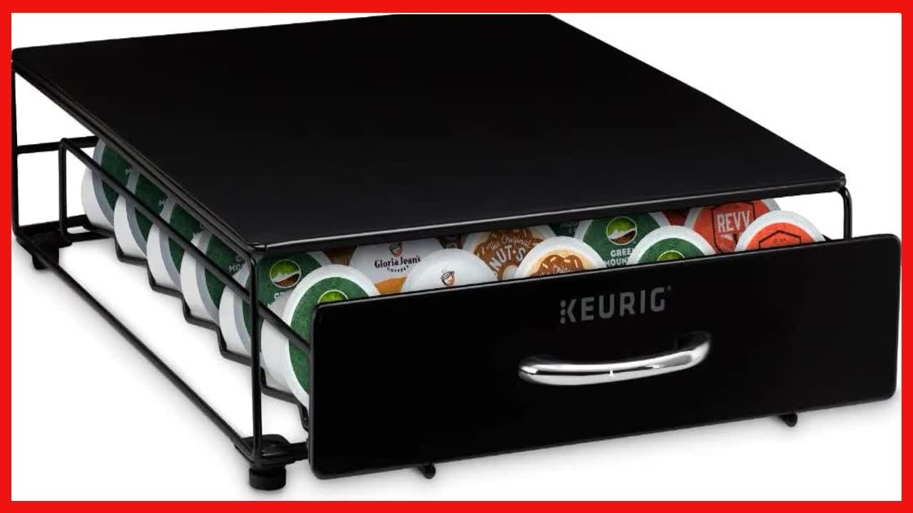 Keurig Under Brewer Storage Drawer, Coffee Pod Storage, Holds Upto 35 ...