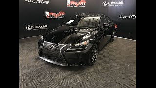 Black 2016 Lexus IS 300 IS 300 Review Edmonton Alberta - Lexus of Edmonton