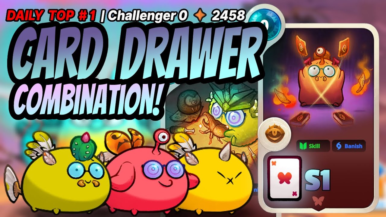 DAILY TOP #1 | BBP CARD DRAWER | Axie Origin Meta Team Gameplay ...