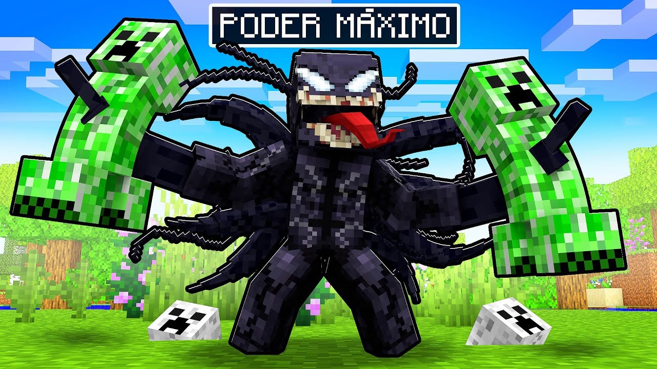 PODER MÁXIMO do VENOM no MINECRAFT!! *NOVA ADDON* - YouTube