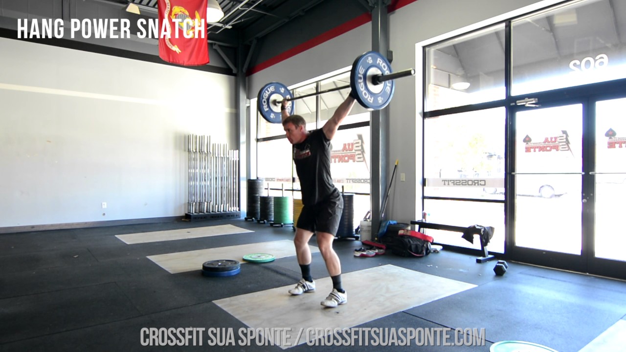 Hang Power Snatch - Demonstration - YouTube