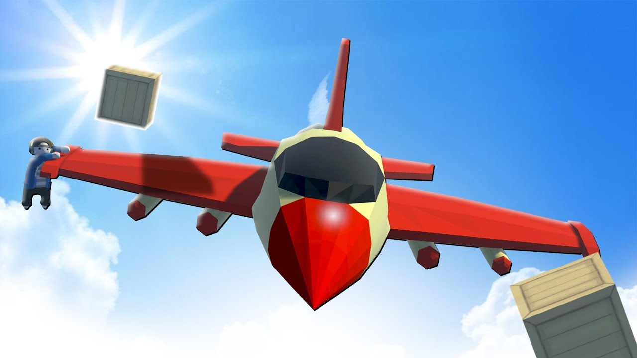 FLYING JETS! | Human Fall Flat - YouTube