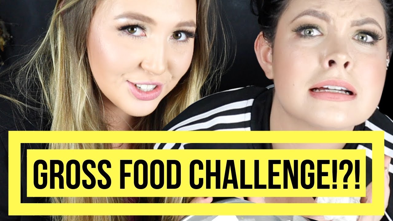 GROSS Food Challenge!!! - YouTube