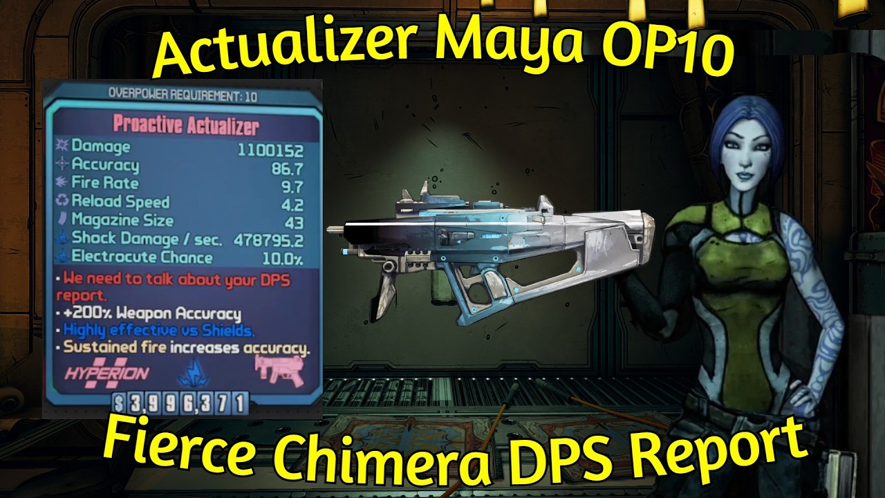 Actualizer Maya OP 10 Challenge Build For Borderlands 2 - YouTube