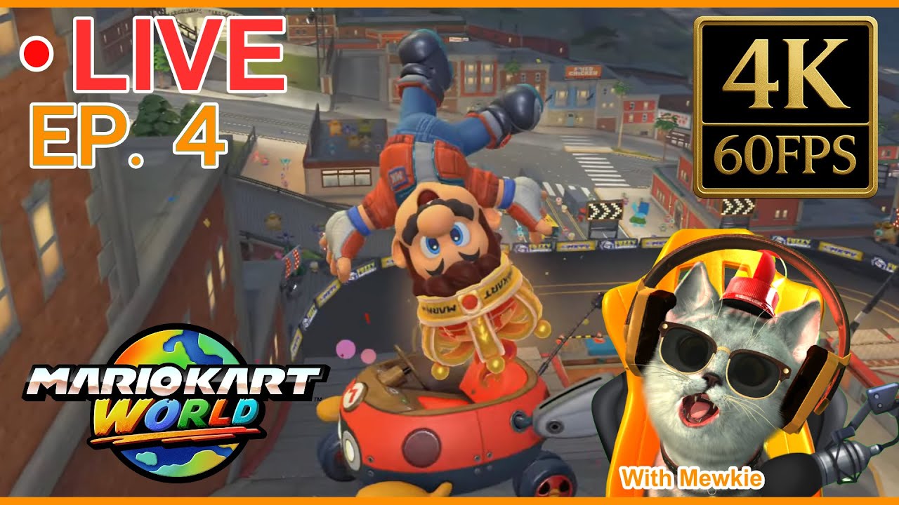 LIVE 4K 60 FPS | Mario Kart World – ซิ่งออนไลน์แข่งกับคนทั่วโลก Ep.4 🚗💨 ...