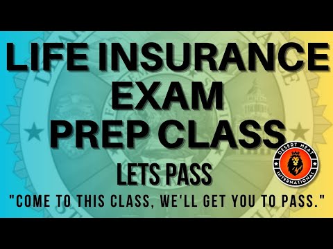 Life Insurance Exam - Great Coaching on how to study - YouTube