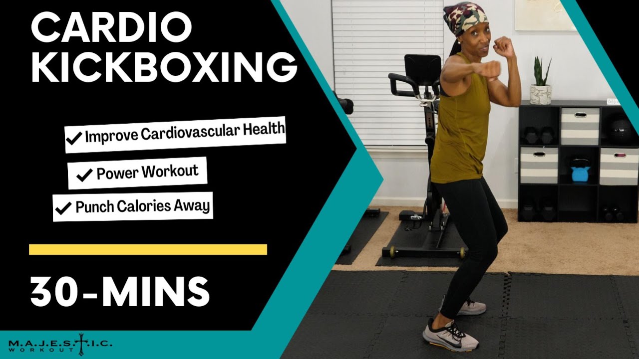 Fun Cardio Kickboxing Workout | Lose Weight | Modifications for All ...