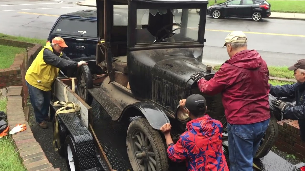 Moving The Model T - YouTube
