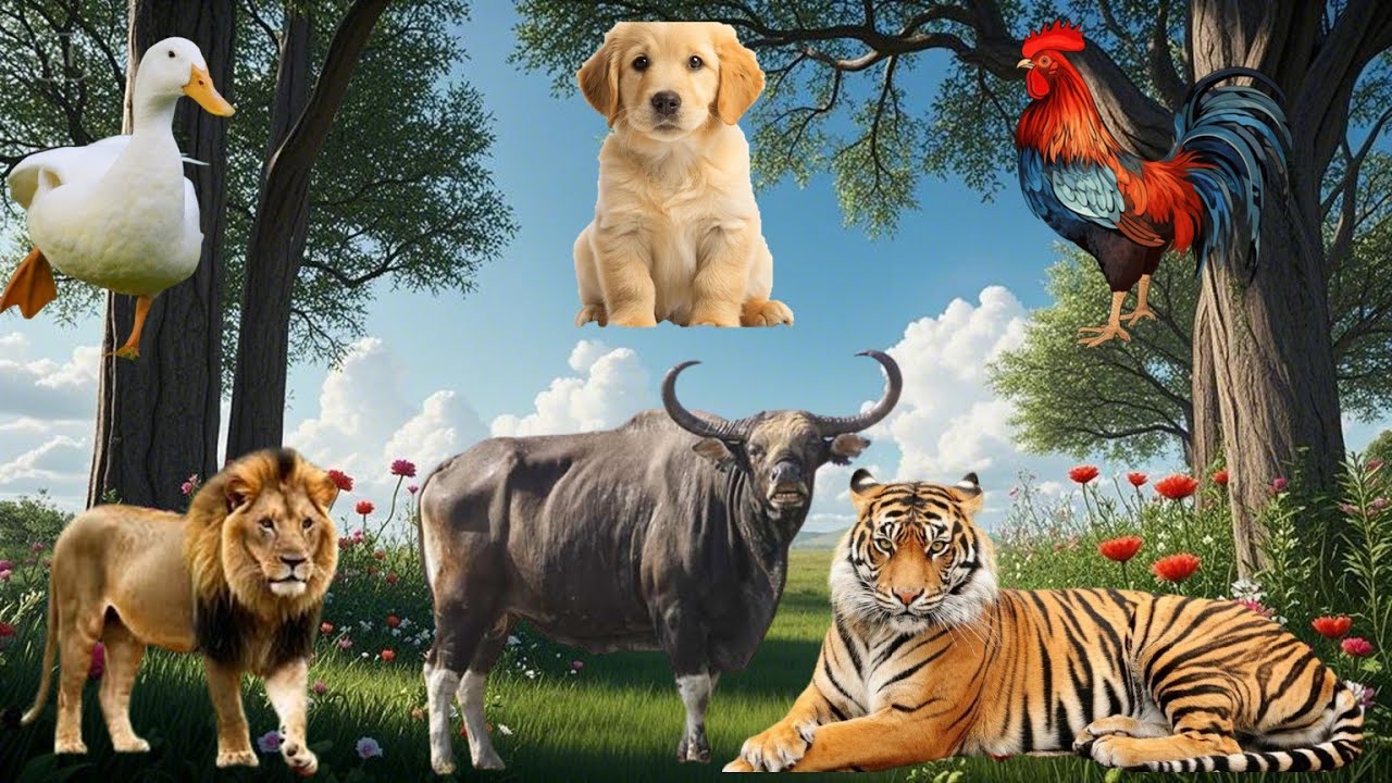 Animal Habitats: Rhinoceros, Wallaby, Elephant, Meerkat, Pig - Animal ...