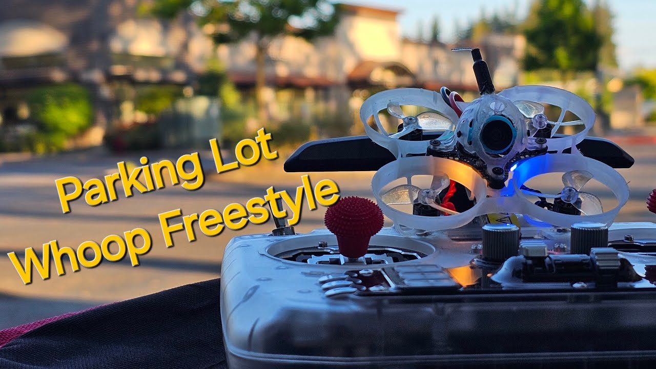Parking Lot Whoopin | Tiny Whoop Freestyle FPV - YouTube