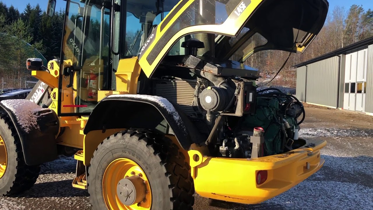 Volvo L45F-TP, 2009 med endast 1463h driftstimmar - YouTube