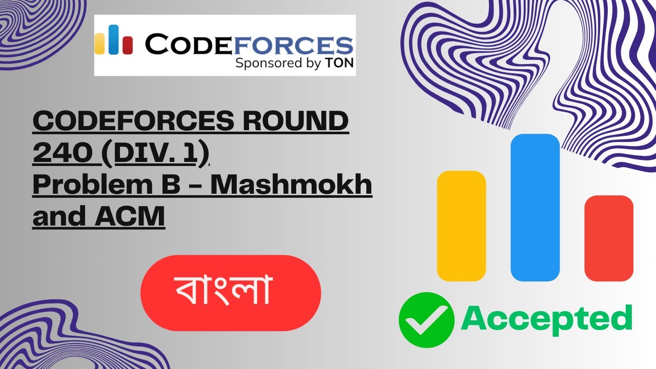 B. Mashmokh and ACM | Codeforces Round 240 (Div. 1) | DP | Bangla ...