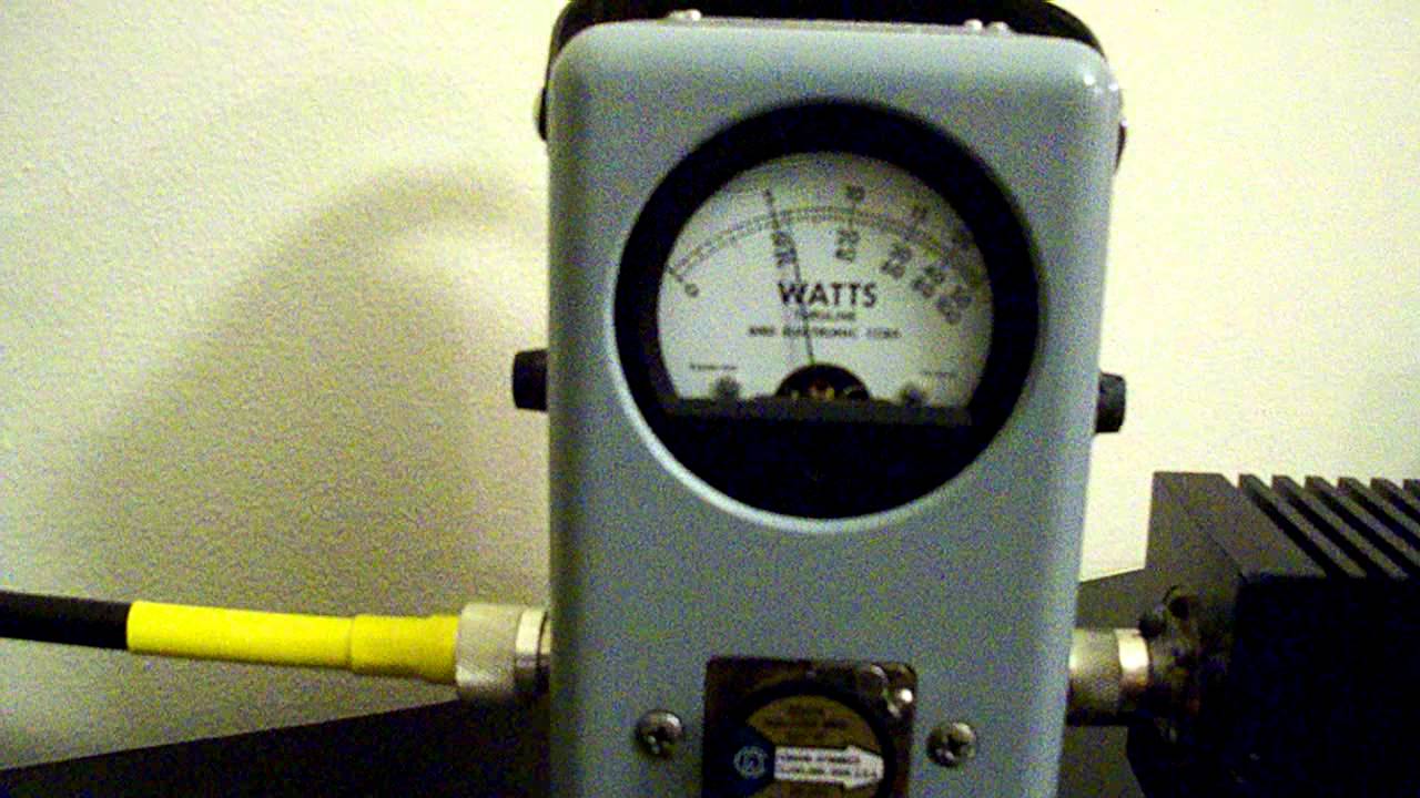 1296 Mhz Power Amplifier Freq Test - YouTube