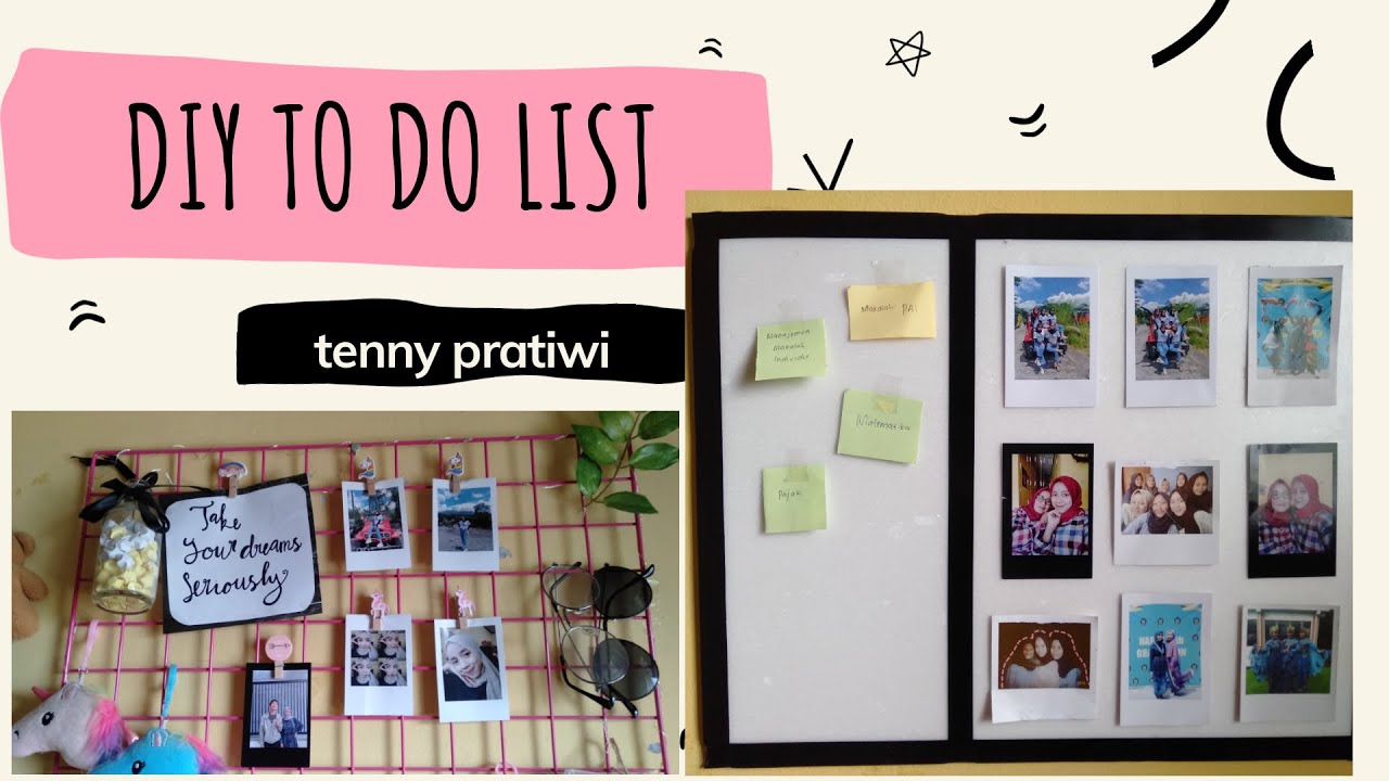 01 "To do list" II DIY Room Decor - YouTube