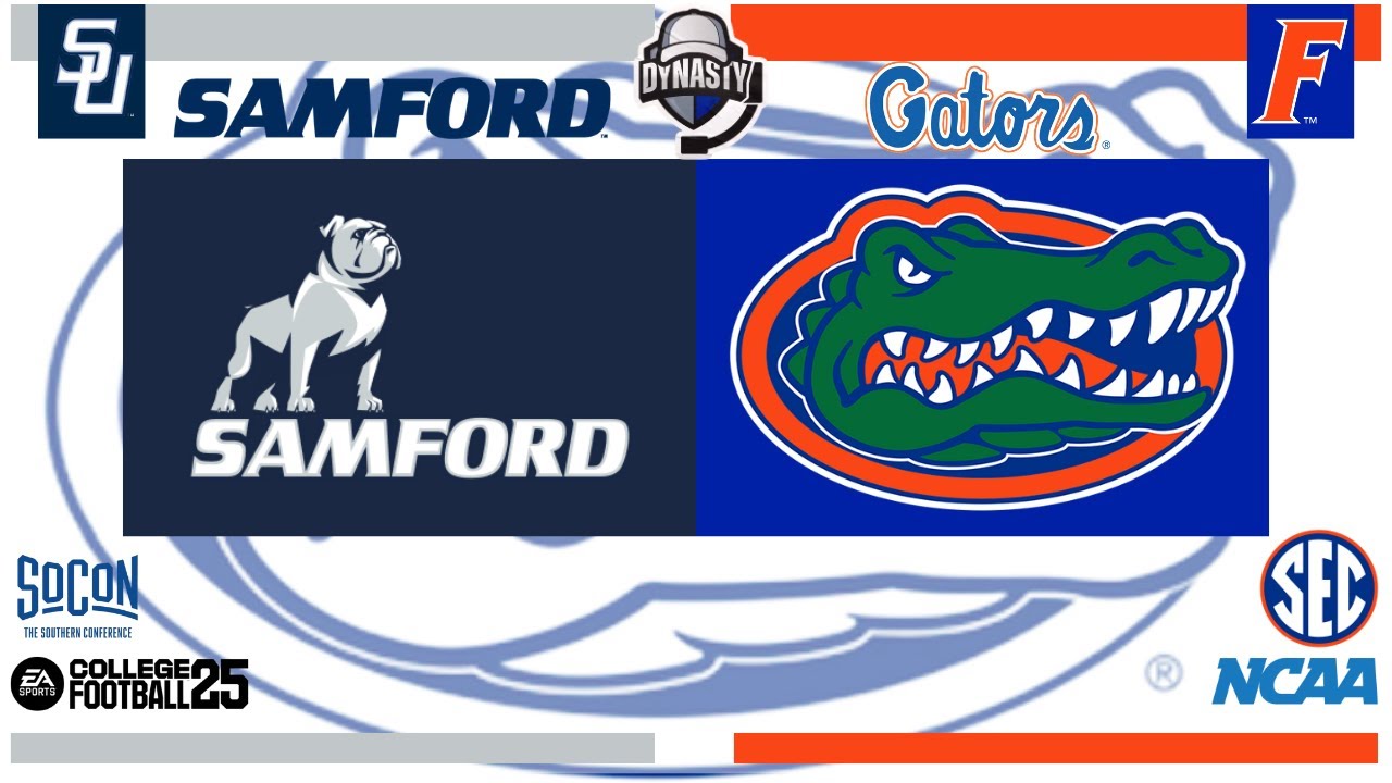College Football 25 Samford vs Florida GM 2 (2024 Dynasty) - YouTube