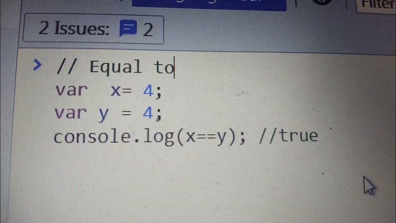Day 6 of my 100 day challenge⭐JavaScript Comparison Operators ...