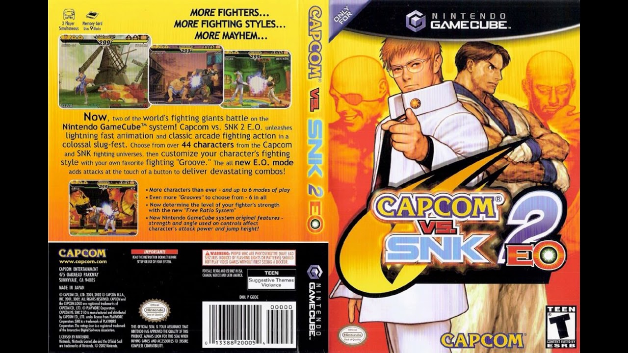 Capcom vs. SNK 2 soundtrack: Character Select version 1 (EO ver.) - YouTube