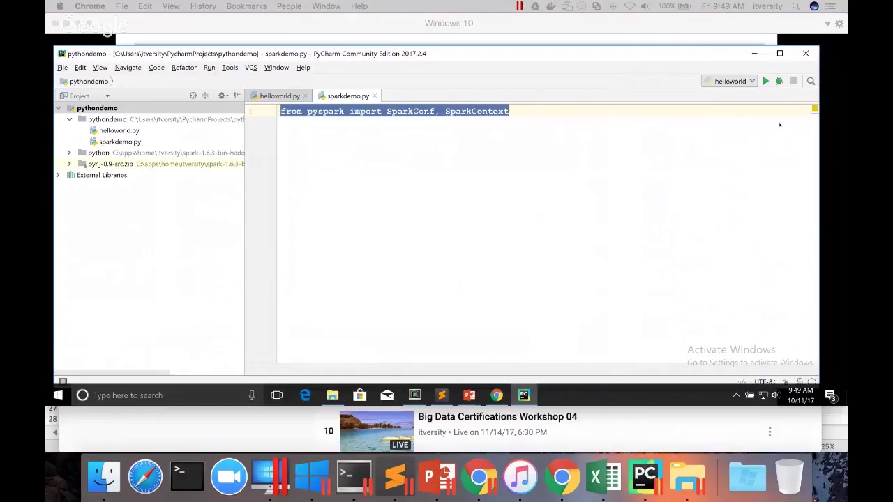 Big Data Certifications Workshop 02 - Python Fundamentals - Functions and Collections - YouTube