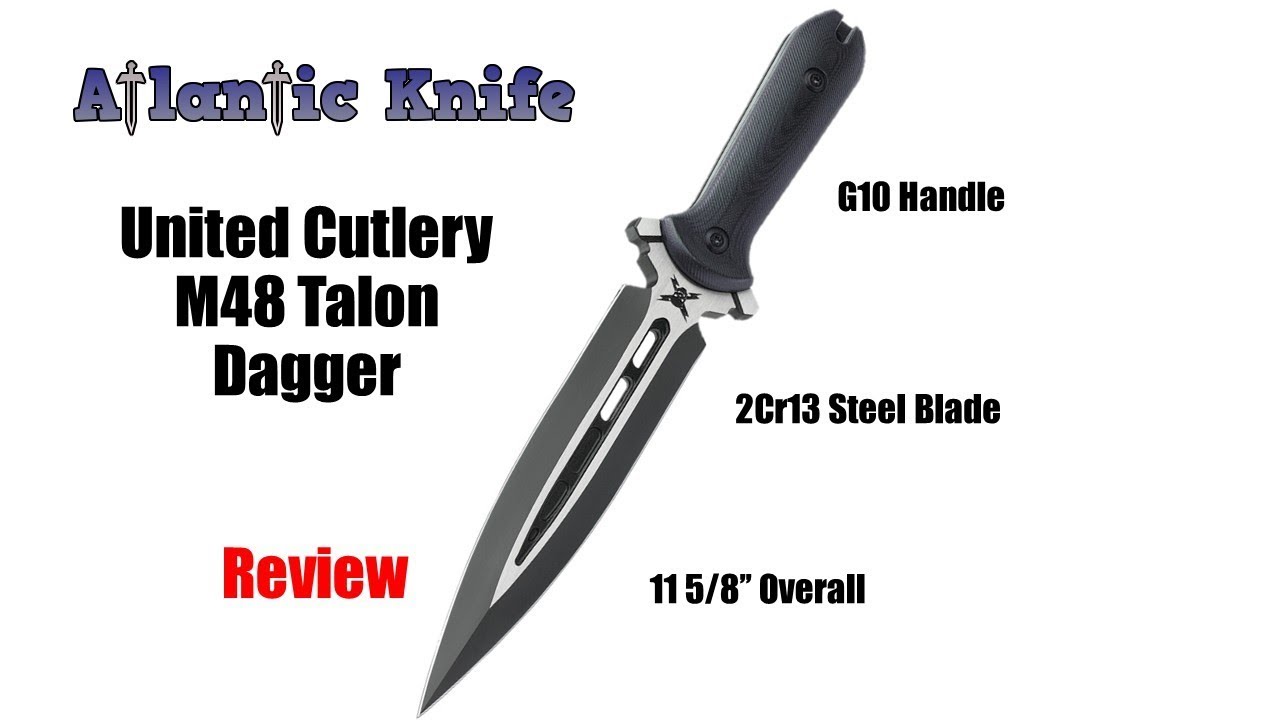 United Cutlery M48 Talon Dagger Knife Review | Atlantic Knife Reviews ...
