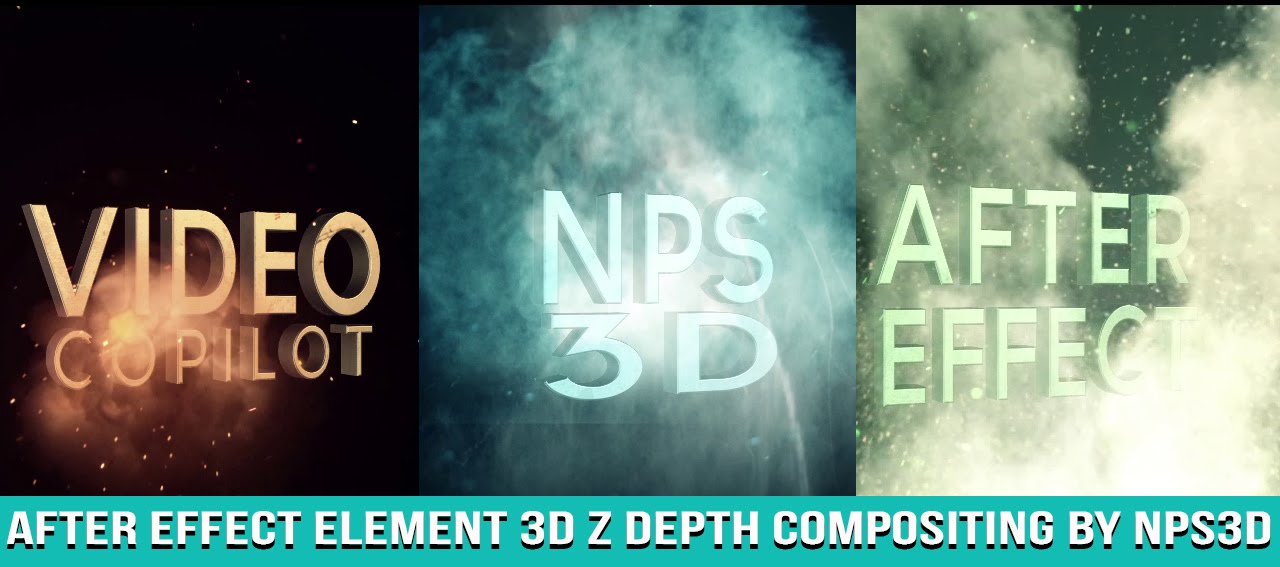 After effect element 3d zdepth composition by nps3d - YouTube