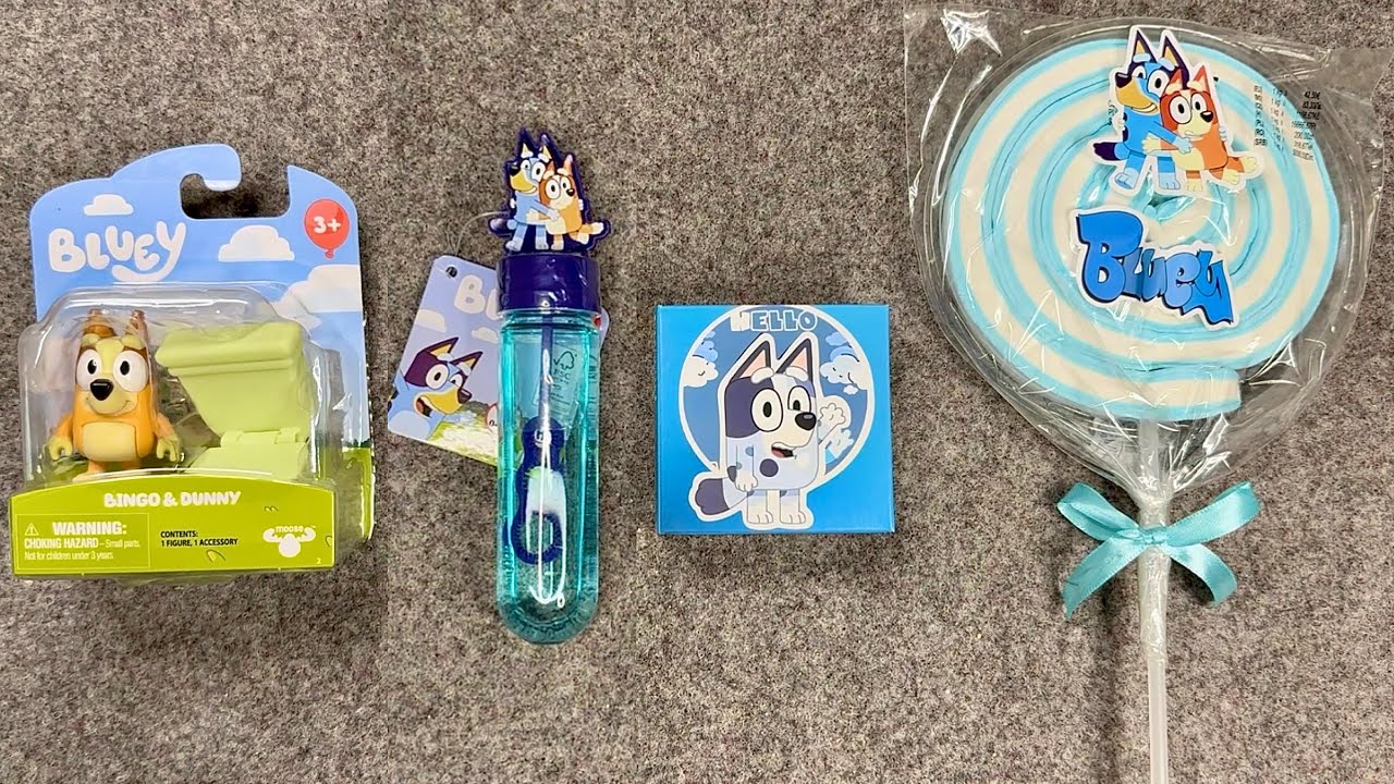 Funny Candy ASMR | Satisfying Bluey & Bingo Video | Surprise Box Soap ...