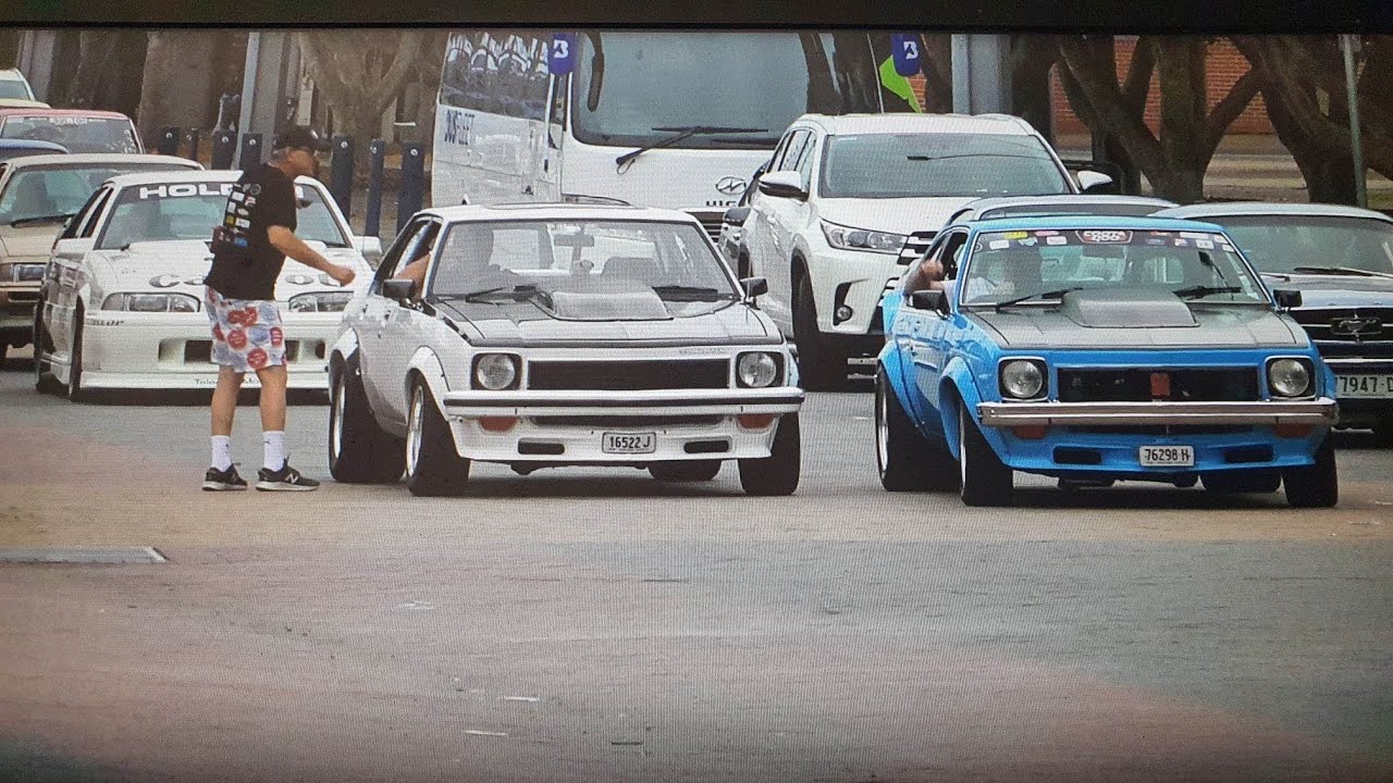 Wild Beast Muscle Cars leaving huge car show Accor Stadium, Sydney ...