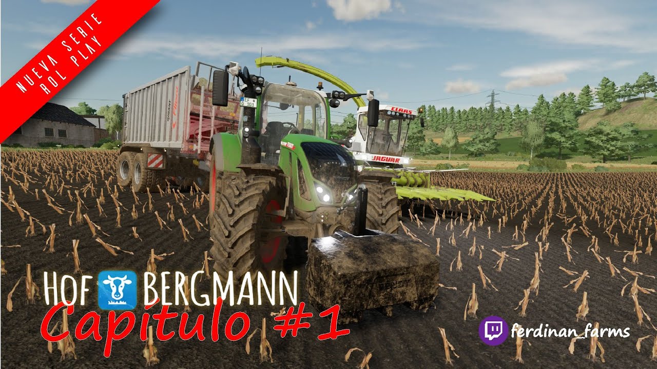 🚜FS22 HOF BERGMANN | C#1 | Comenzamos con el Maíz Para el ENSILAJE ...