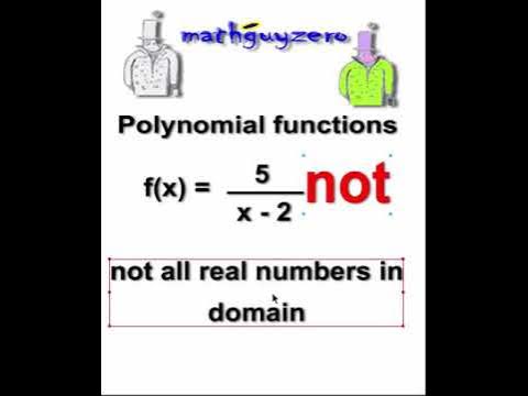 What is NOT a polynomial function - YouTube
