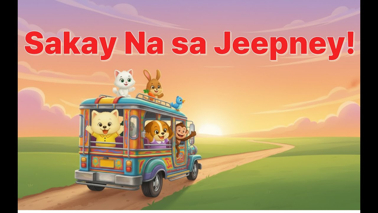 Sakay Na sa Jeepney! 🚍 | Filipino Children’s Song - YouTube