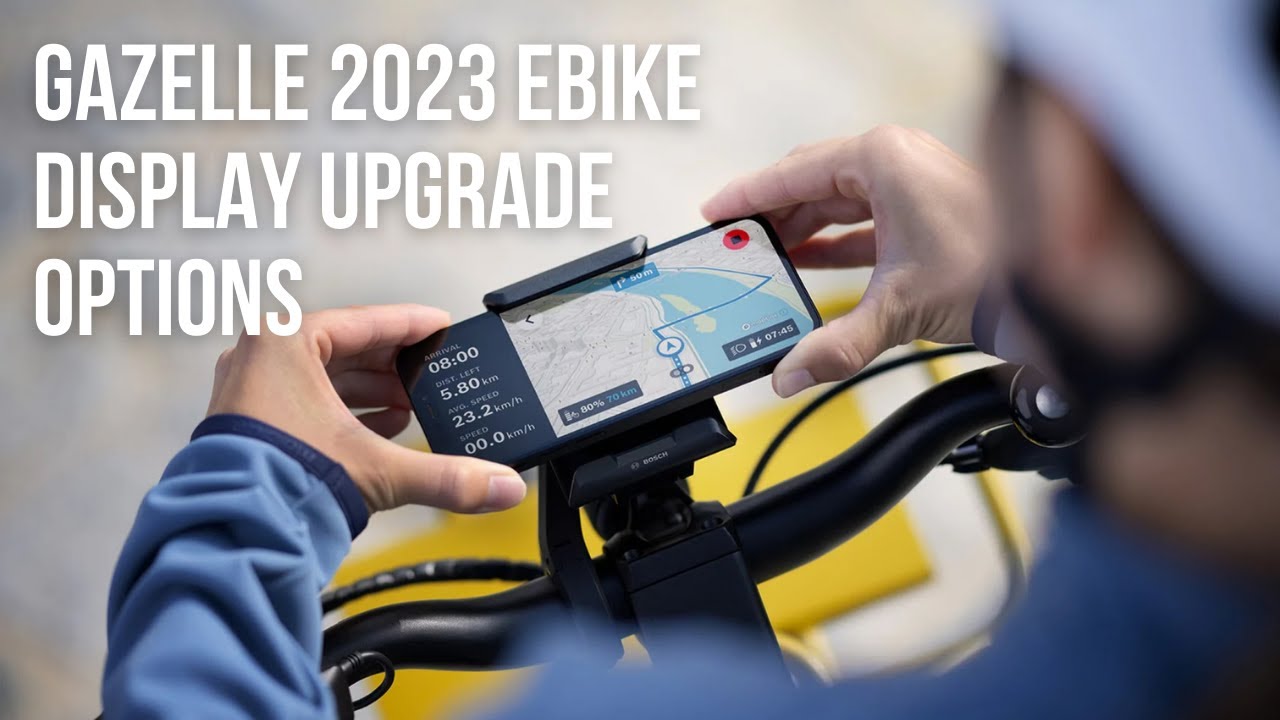Gazelle 2023 eBike Display Upgrade Options: Kiox 300 vs Smartphone Grip ...