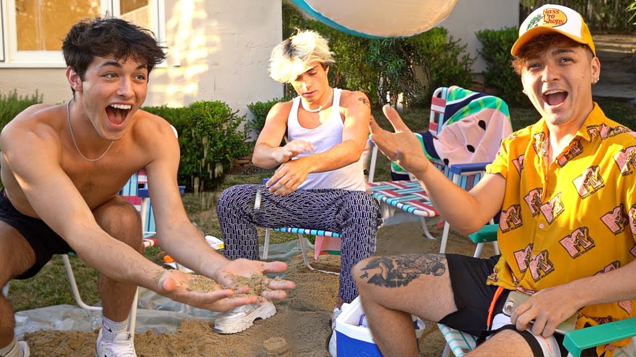 I Put A Beach At Their House! Ft. Swayla - YouTube