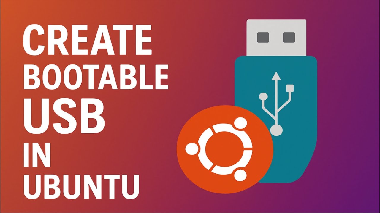 How to Create a Bootable USB Drive in Ubuntu Step-by-Step Guide - YouTube