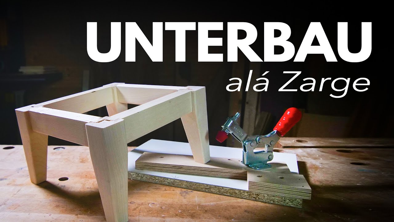 Schablone für perfekte Schrägen - Zargengestell ganz easy - YouTube