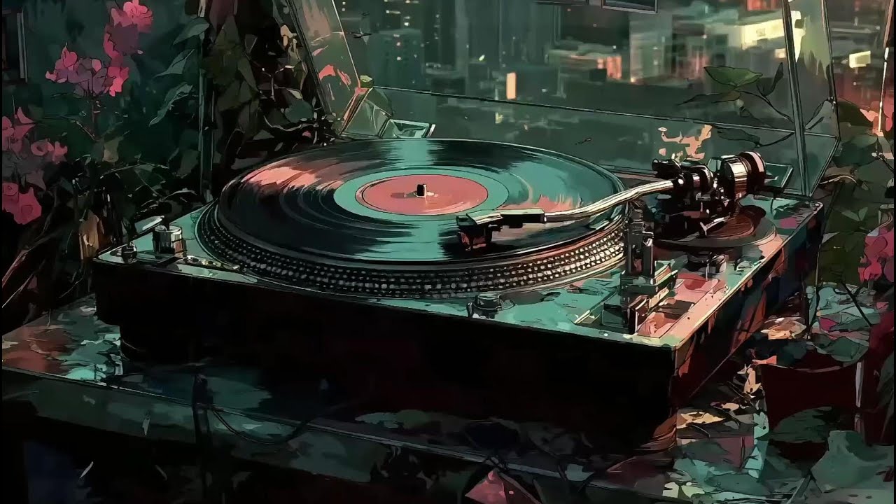 Vintage Vinyl Lofi • Cozy Evening Study Beats • Analog Warmth - YouTube