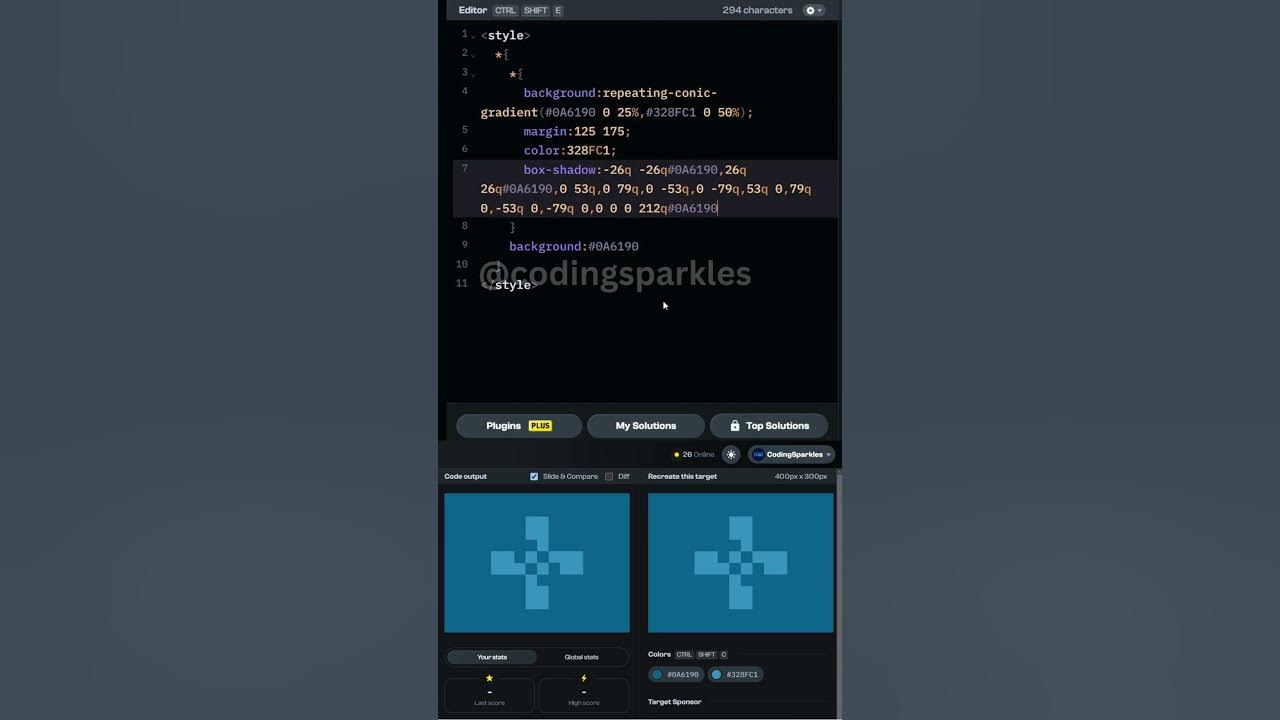 CSS Battle Daily Targets: July 21, 2024 #html #css #coding #shortsfeed - YouTube