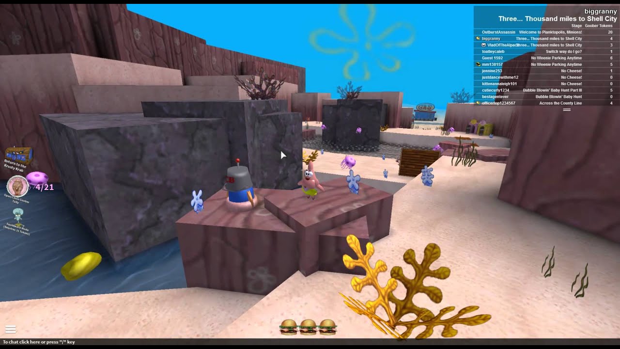 PATRICK! ROBLOX: The Spongebob Movie Obby! Let's Play #1 w/ Friends ...