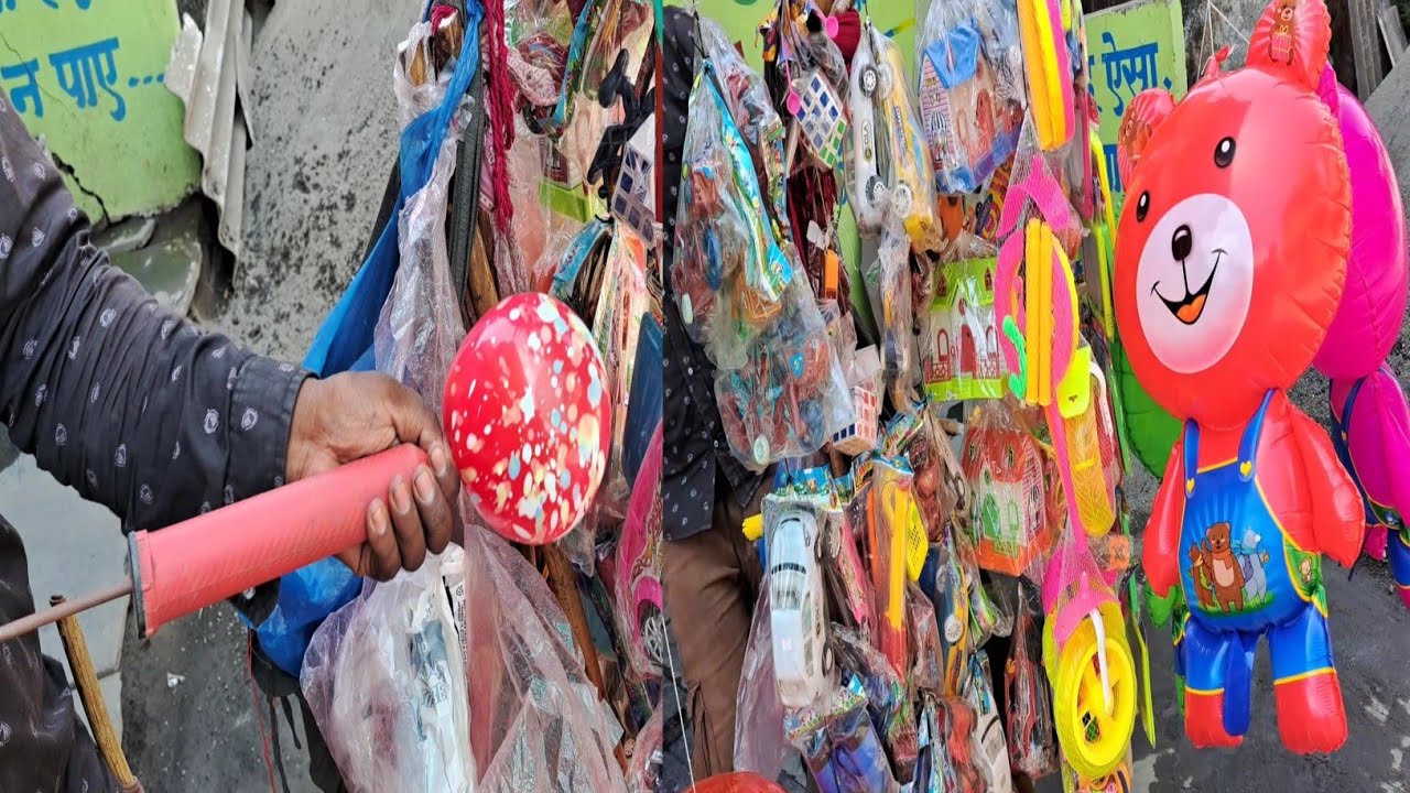 How to Make Indian Balloon and Popping - YouTube