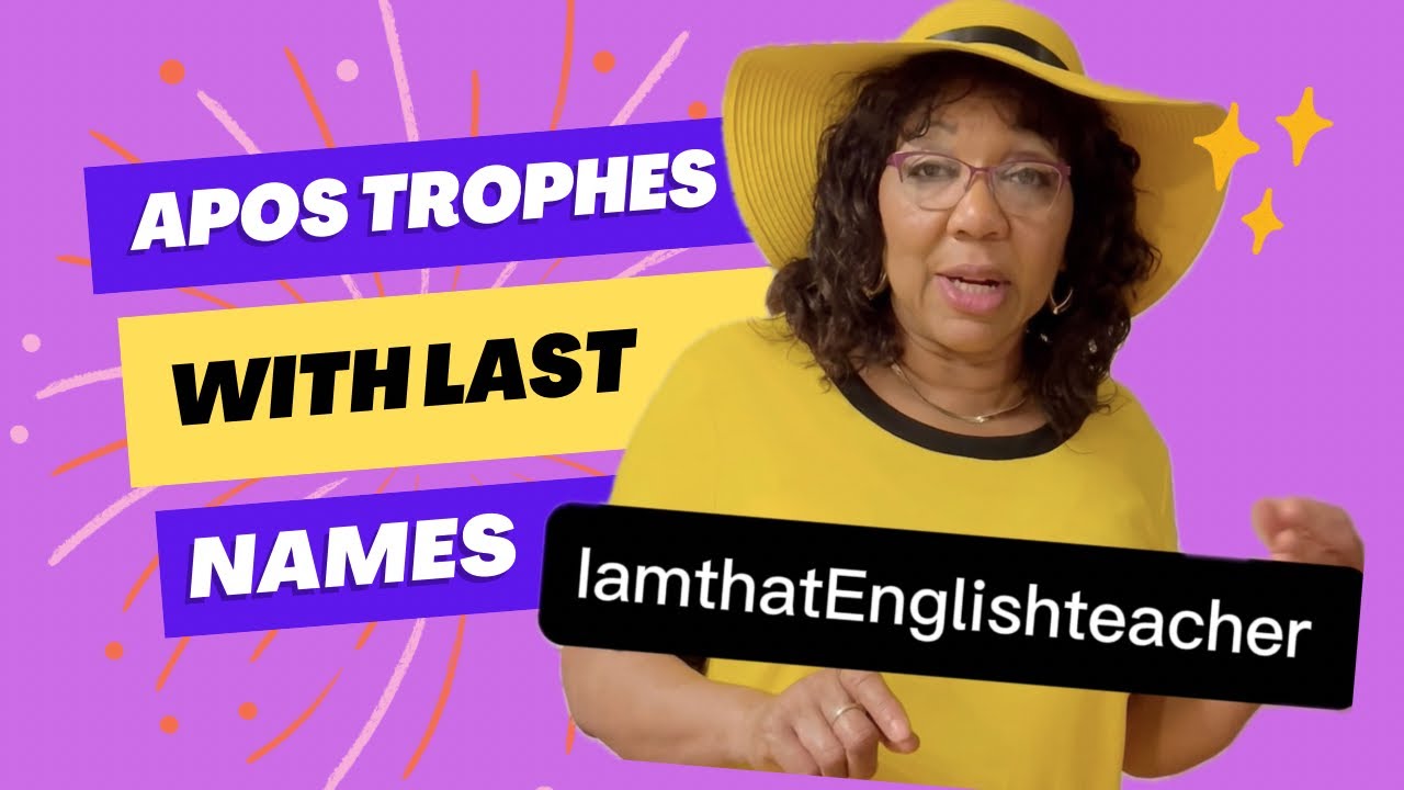 It’s not tricky. Using apostrophes with a last name grammar lesson. # ...